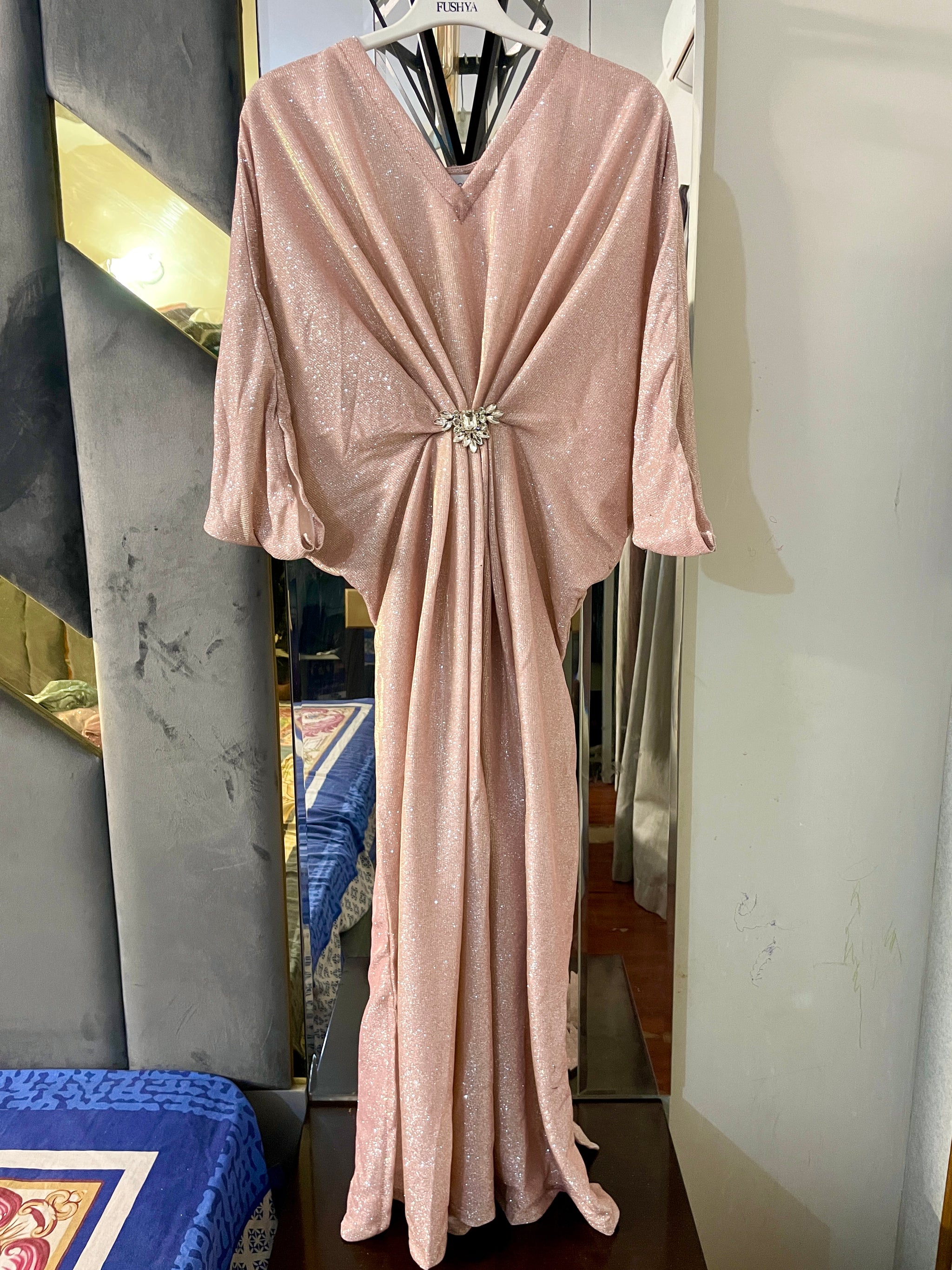 Golden Shimmer Moonlight Kaftan